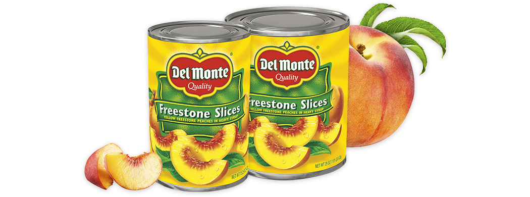 Yellow Freestone Sliced Peaches In Heavy Syrup - Del Monte®